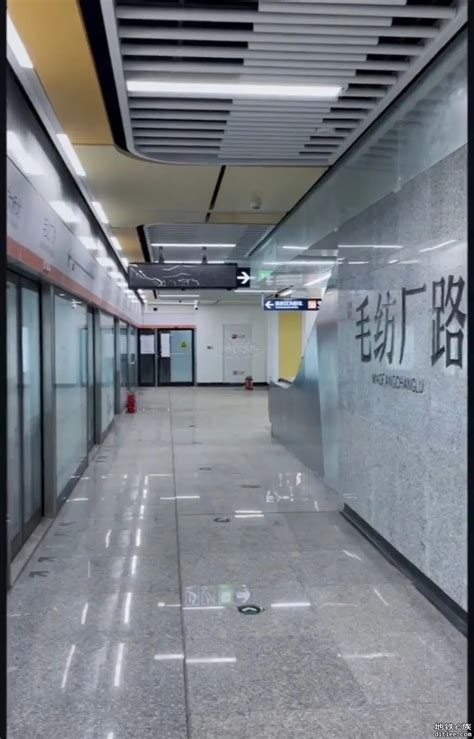 南京S8号线南延线站点内景图流出 南京地铁 地铁e族