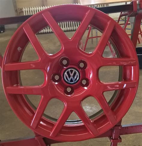 Zoll BBS VW Montreal Alufelgen Felgen Sommerreifen Uniroyal Rot