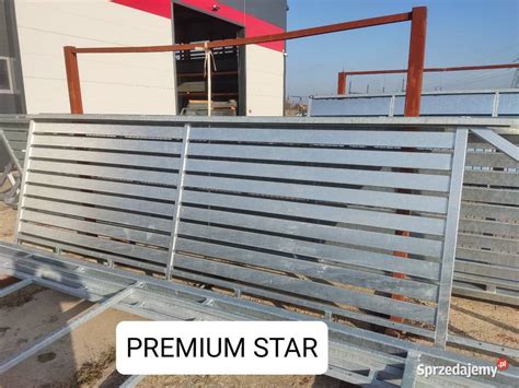 Brama Przesuwna Palisadowa 4mx1 42m PREMIUM STAR Ocynk 5m 6m 6 7 M 7