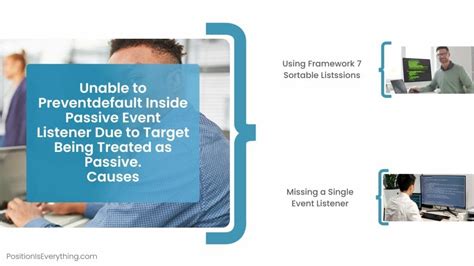 Unable To Preventdefault Inside Passive Event Listener Due To Target
