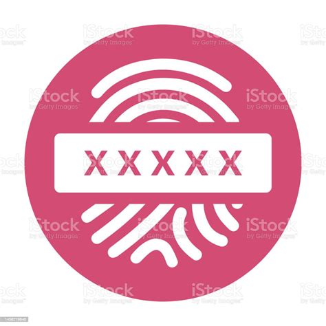 Thumb Print Passcode Icon Stock Illustration Download Image Now