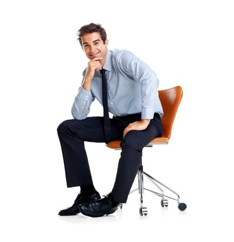 Фото Мужчина Сидит На Стуле — Картинки фотографии
