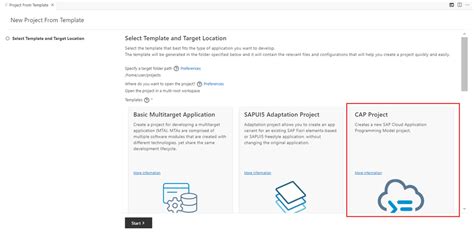 如何在bas中创建包含db，srv，fiori的cap工程 Sap Community