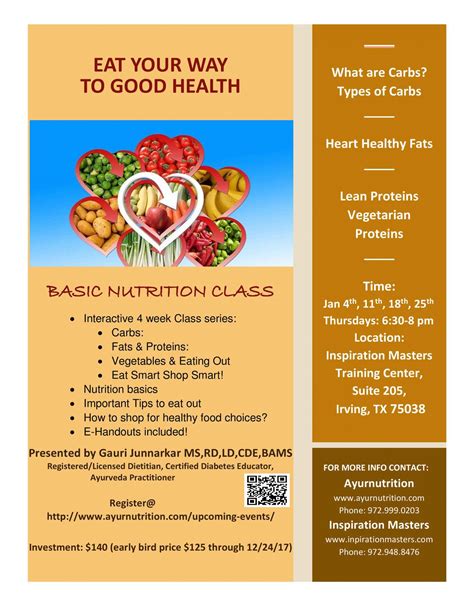 Upcoming Events Ayurnutrition