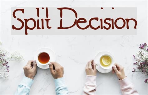 Split Decision Font