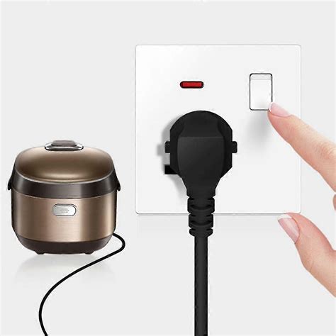 Multifunction Uk 13a Wall Socket Push Button 21a Double Usb Charging