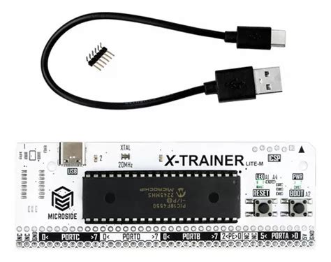 Entrenador Pic18f4550 Usb X Trainer Lite Microchip Original Meses Sin