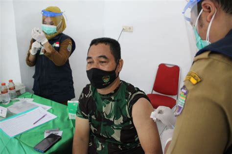 Vaksinasi Serentak Di Jajaran Kodim 0613 Ciamis Pada Ratusan Prajurit
