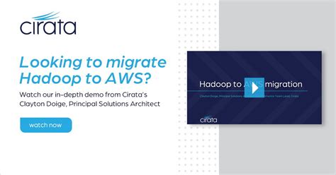 cirata on linkedin hadoop datamigration aws
