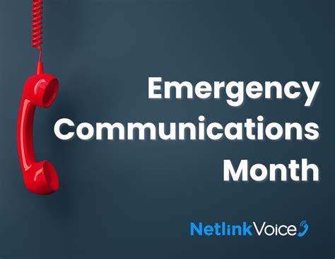 Netlink Voice On Linkedin Emergencycommunicationsmonth