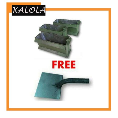 Jual Alat Cetakan Batako Bangunan Rumah 40 X 10 X 15 Shopee Indonesia