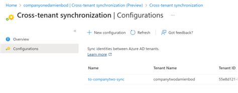 azure ad cross tenant synchronization software engineering