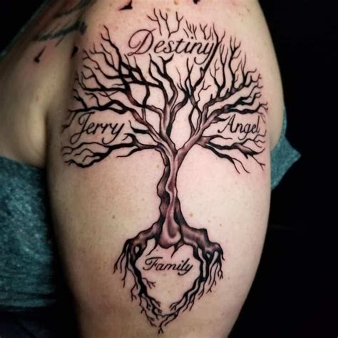 30 Family Tree Tattoo Designs And Meanings Artofit