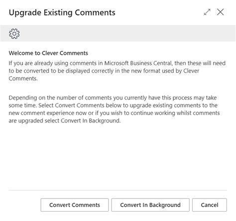 Clever Dynamics Upgrading Existing Comments