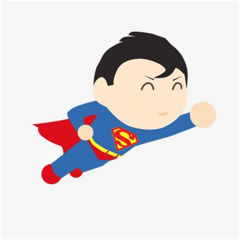 Chibi Superman Flying