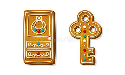 Christmas Gingerbread Cookies Winter Homemade Xmas Sweets In Shape Of