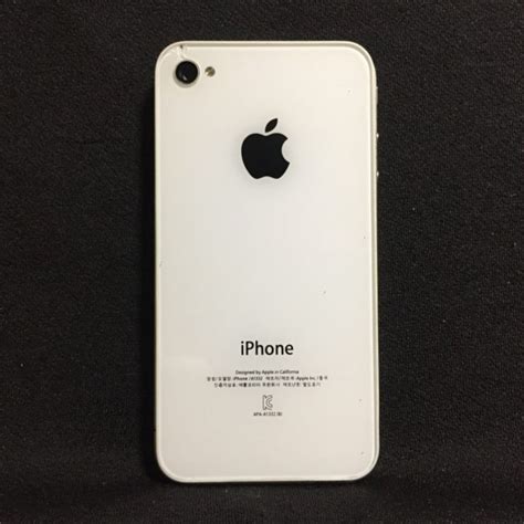 아이폰4 Iphone Model A1332 Designed By Apple In Californaia 애플코리아 유한회사 근대통신박물관