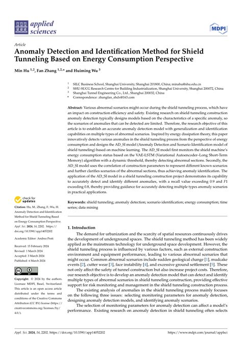 pdf anomaly detection and identification method for shield tunneling