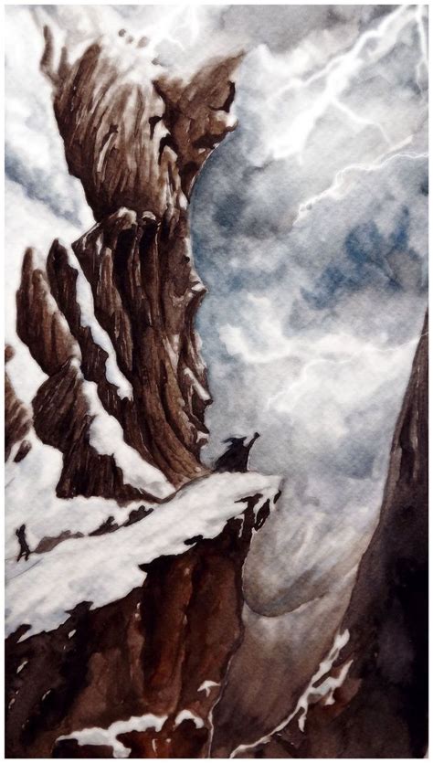 The Pass Of Caradhras By Naivara On Deviantart History Of Middle