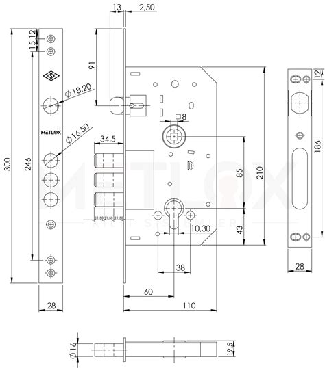 Monoblok Çelik Kapı Kilidi Metlox Kİlİt Sİstemlerİ