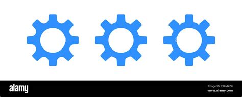 Setting Icon Flat Style Design Vector Stock Vector Image Art Alamy