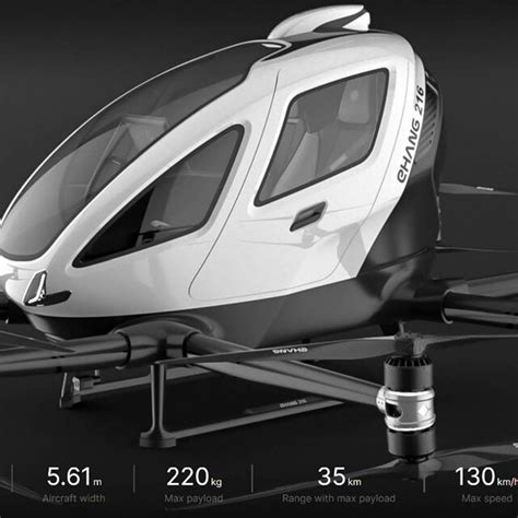 An Illustration Of The Ehang 216 Uam Aircraft Image Credit Ehang