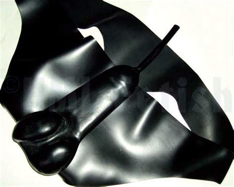 Rubber Slip With Condom And Tube HML Fetish Shop