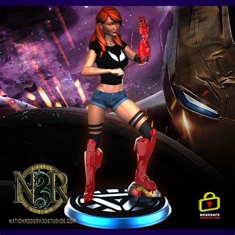 Avengers Mary Jane Iron Man Nsfw 3d Premium Model Stl Nation