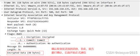 信息安全实践21ipsec应用ipsec抓包分析 Csdn博客