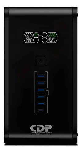 Ups Interactivo Cdp R Smart 2010i 2000a1200w 10 Salidas Negro