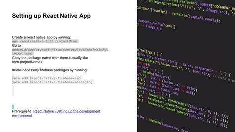 Implementation Of Push Notification In React Native Android App Using