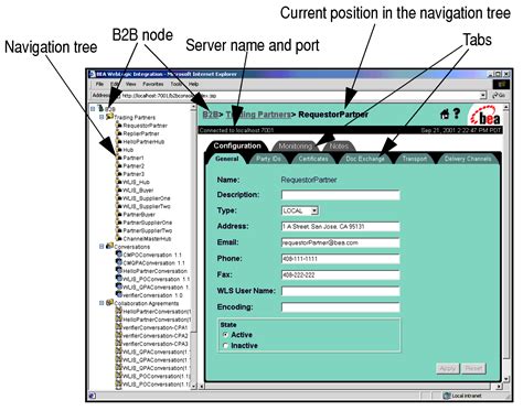 Getting Started With The Weblogic Integration B B Console