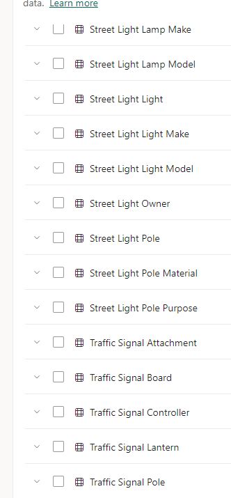 Tables And Columns Not Showing After Publishing To Microsoft