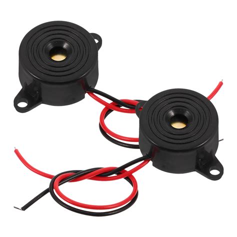 Worgeous 2pcs High Decibel Active Piezoelectric Buzzer Alarm 3 24v