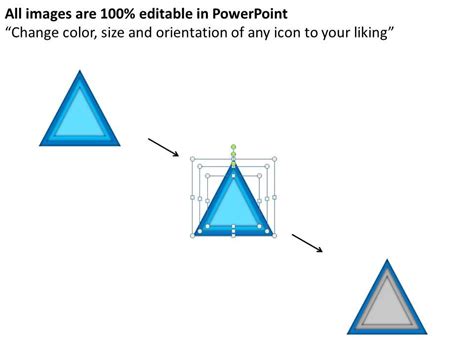 Stack Process Triagle 7 Powerpoint Slide Images Ppt Design