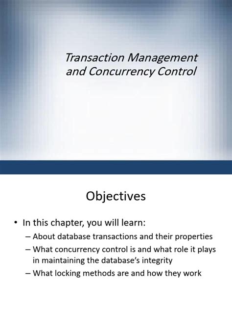 Transaction And Concurrency Abridged Pdf Database Transaction