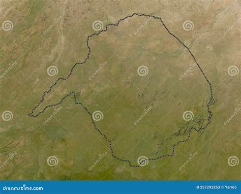 Vakaga Central African Republic Low Res Satellite No Legend Stock
