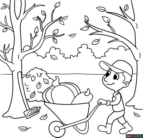 Fall Season Pictures For Coloring