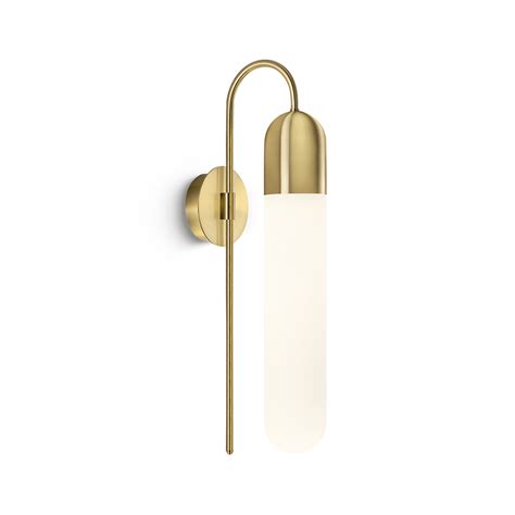 Glass Art Wall Light Ga90w1brbop Chelsom