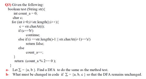Solved C Q Given The Following Boolean Test String Chegg