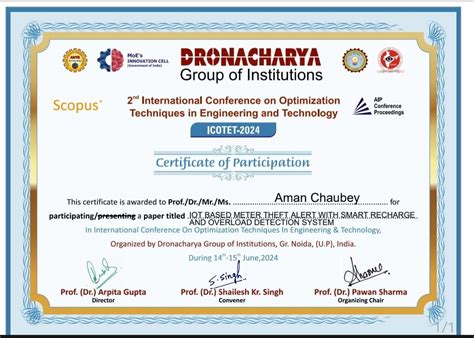 Aman Chaubey On Linkedin Icotet2024 Iot Research Innovation