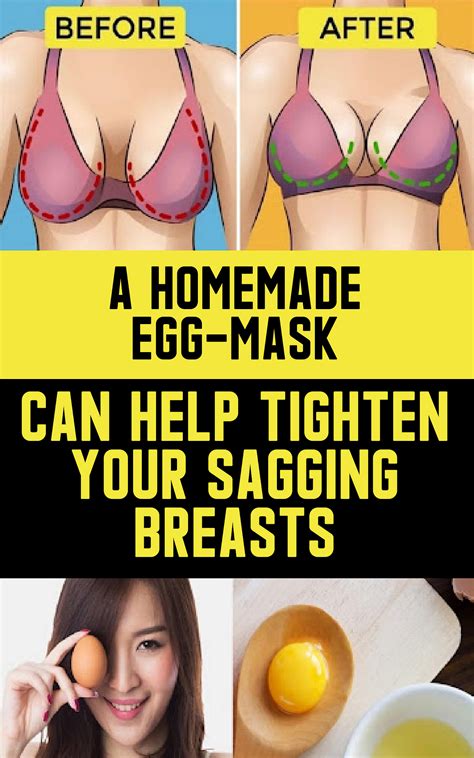 A Homemade Egg Mask Can Help Tighten Your Sagging Breasts Ebonie P