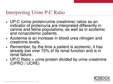 Ppt Urine Protein Creatinine Ratio Powerpoint Presentation Free