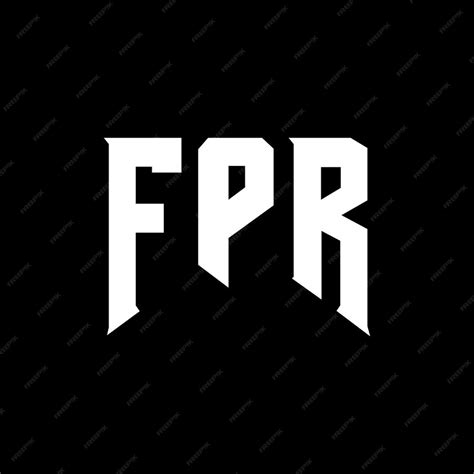 Premium Vector Fpr Letter Logo Design For Technology Company Fpr Logo