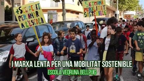 1a Marxa Lenta Per Una Mobilitat Sostenible Escola Vedruna Bellpuig