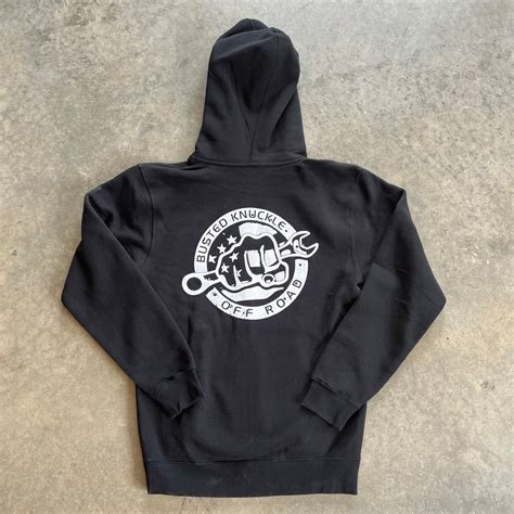 Bk Full Zip Hoodie Busted Knuckle Gear