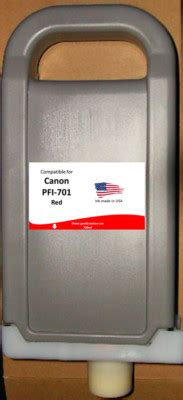 Compatible Canon Pfi 701r Pfi 701 Red Ipf 701 R Ipf8000810090009100