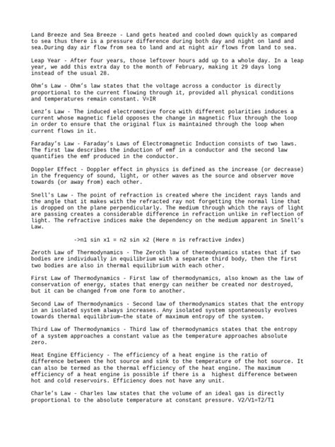Material Pdf Laws Of Thermodynamics Electromagnetic Induction