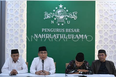 Keterangan Pers Ketua Umum PBNU ANTARA Foto
