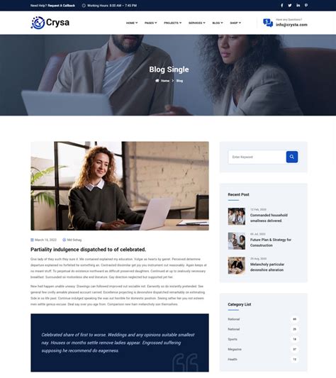 Crysa Technology And It Solutions Template